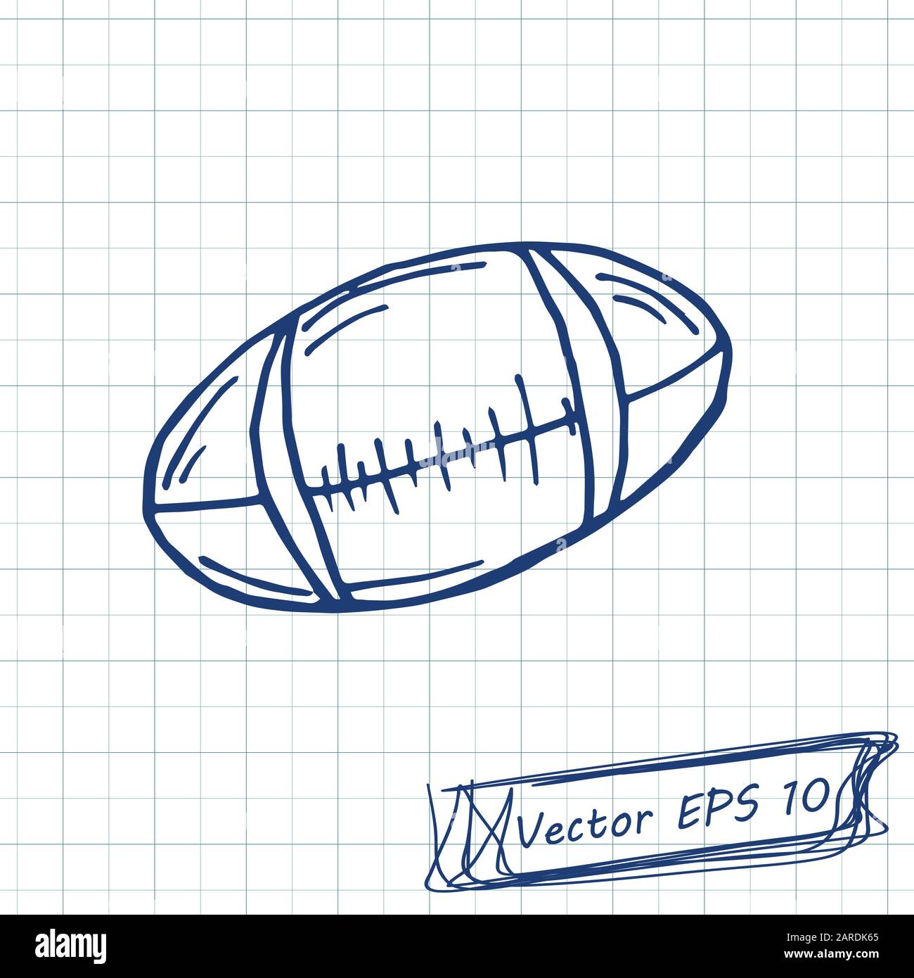 Style of children's drawing. Doodle drawing on a sheet of notebook ...