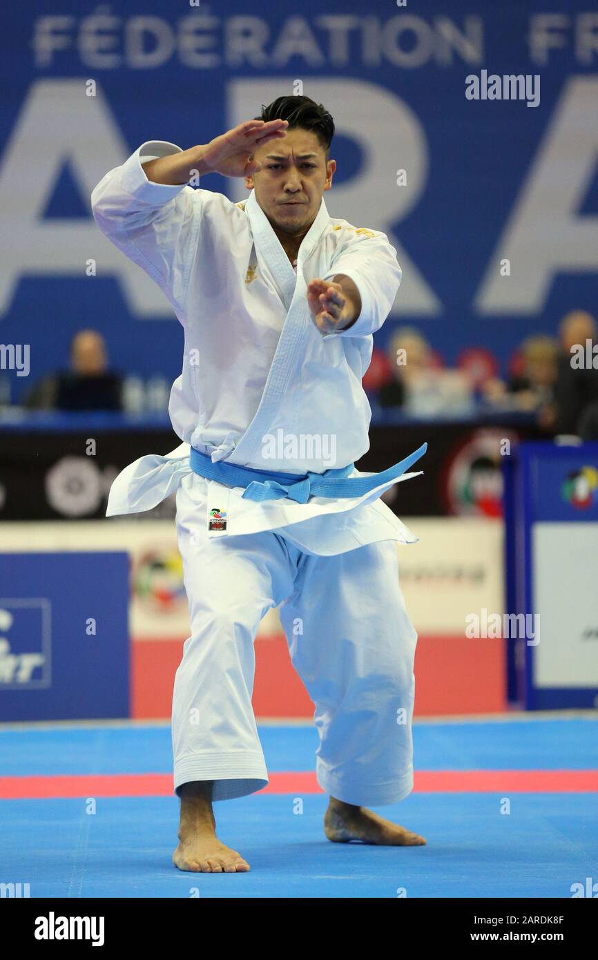 Paris, France . 26th Jan, 2020. Ryo Kiyuna for Japan in the final of ...