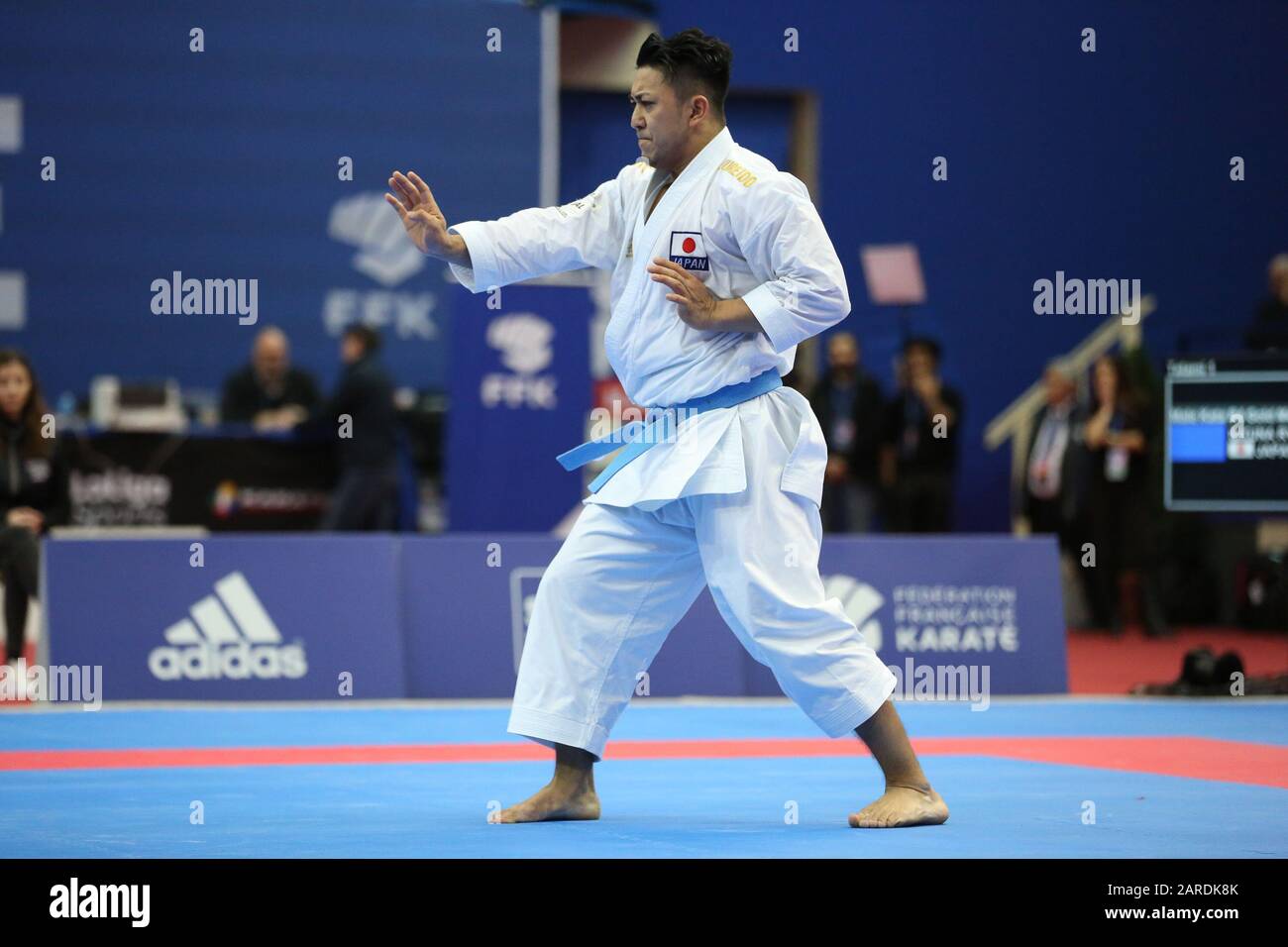 Paris, France . 26th Jan, 2020. Ryo Kiyuna for Japan in the final of ...