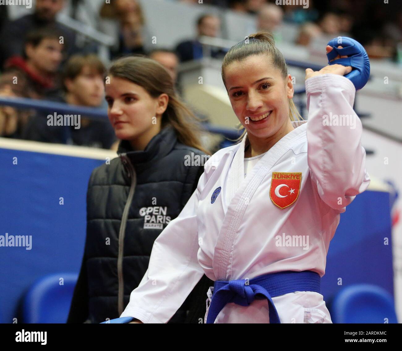 Paris, France . 26th Jan, 2020. Arapoglu Ozcelik (Turkey) against Miho ...