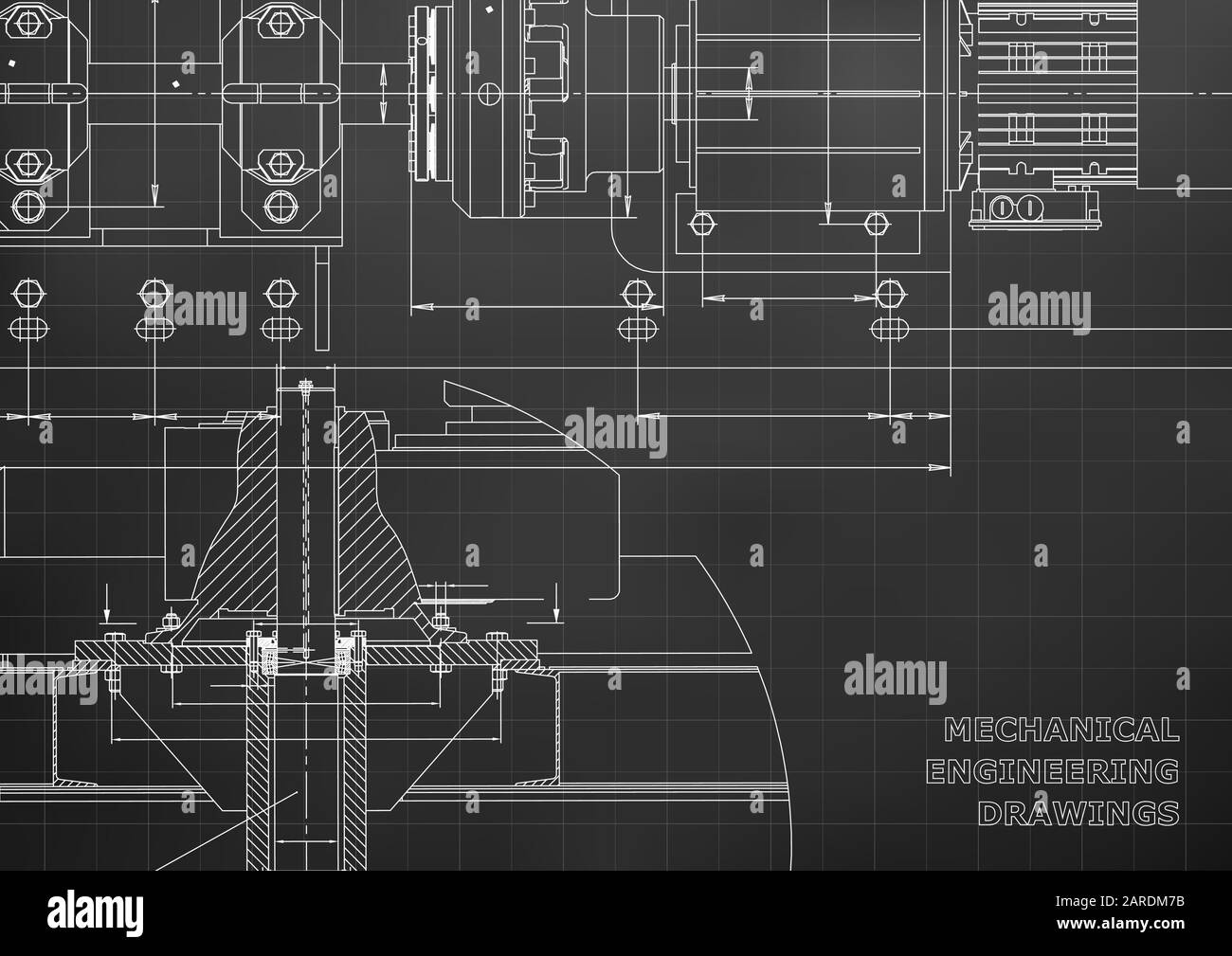 Mechanical engineering drawings. Technical Design. Engineering ...