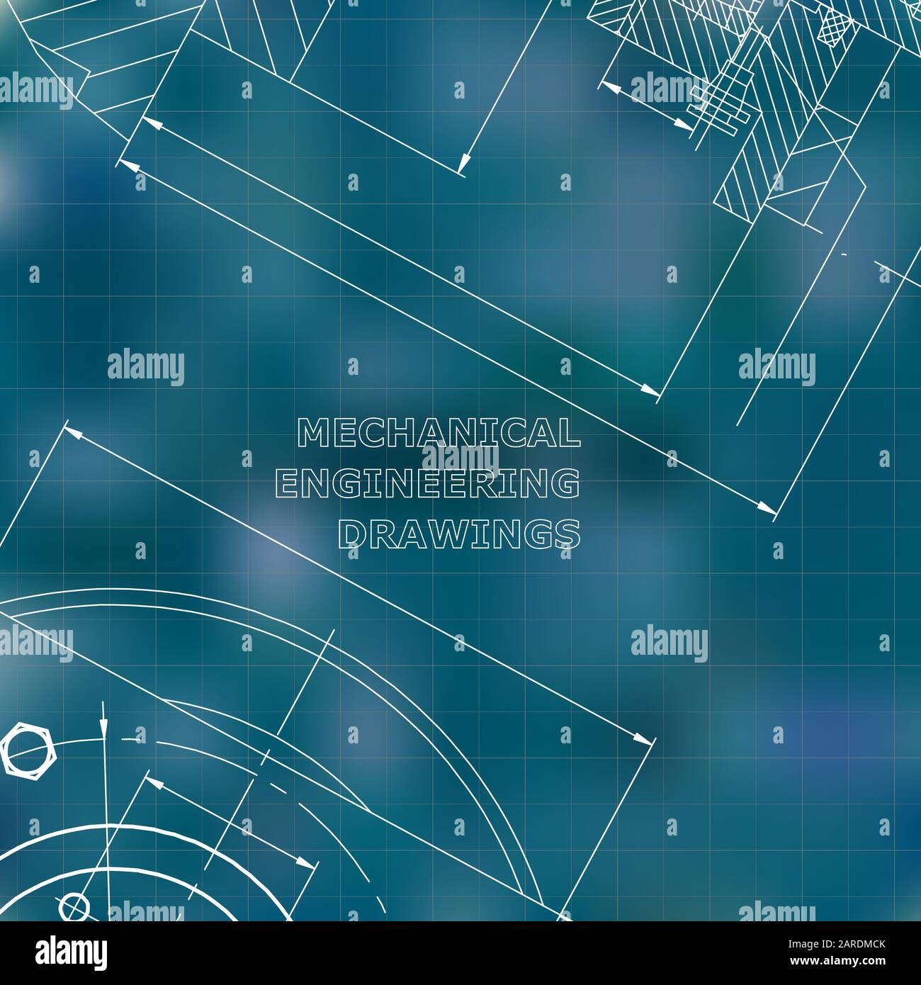 Mechanics. Technical design. Engineering style. Mechanical Corporate ...