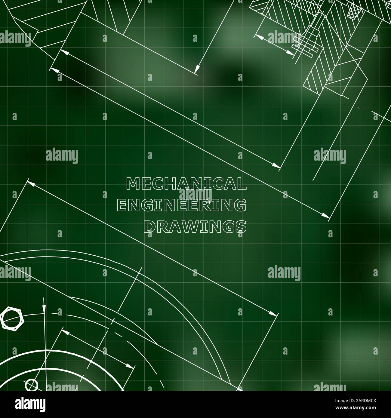 Mechanics. Technical design. Engineering style. Mechanical Corporate ...