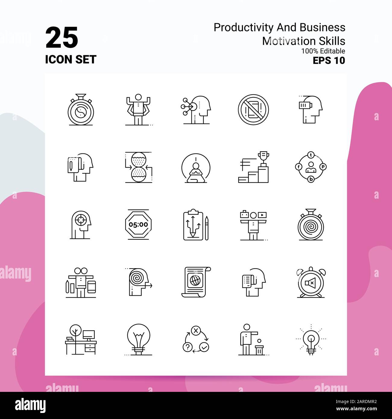 Skills icon Stock Vector Images - Alamy