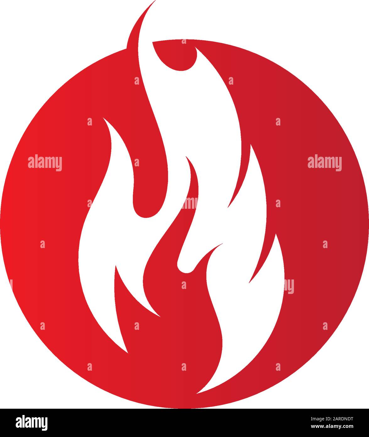 Fire flame Logo Template vector icon Oil, gas and energy logo concept ...