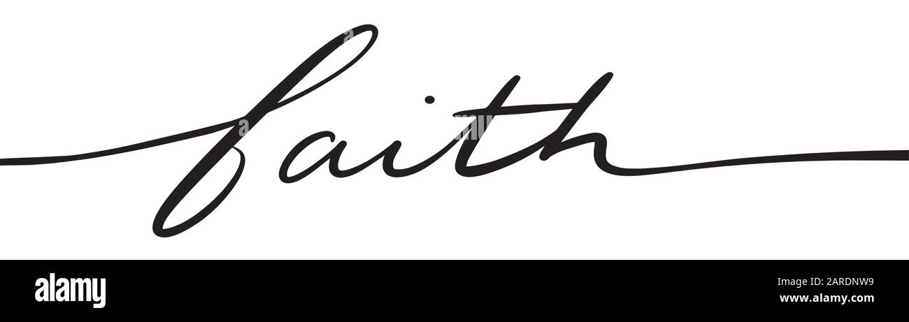 Faith Word Cursive