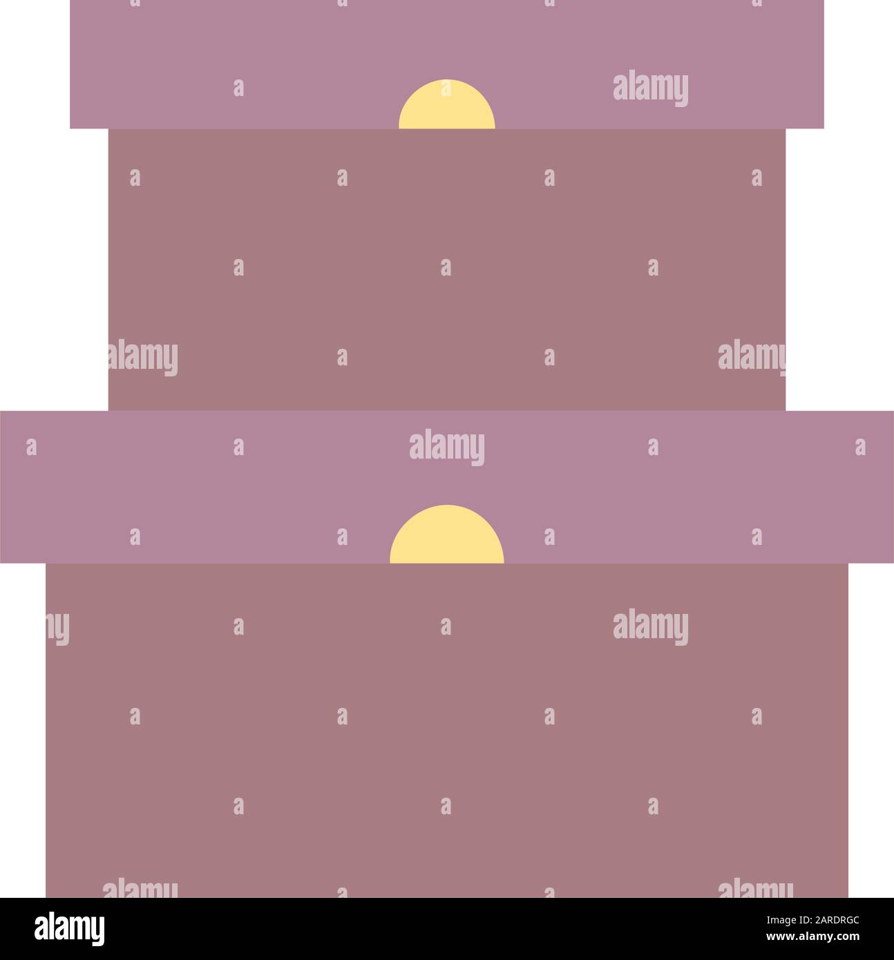 stack cardboard boxes storage cargo icon vector illustration Stock ...