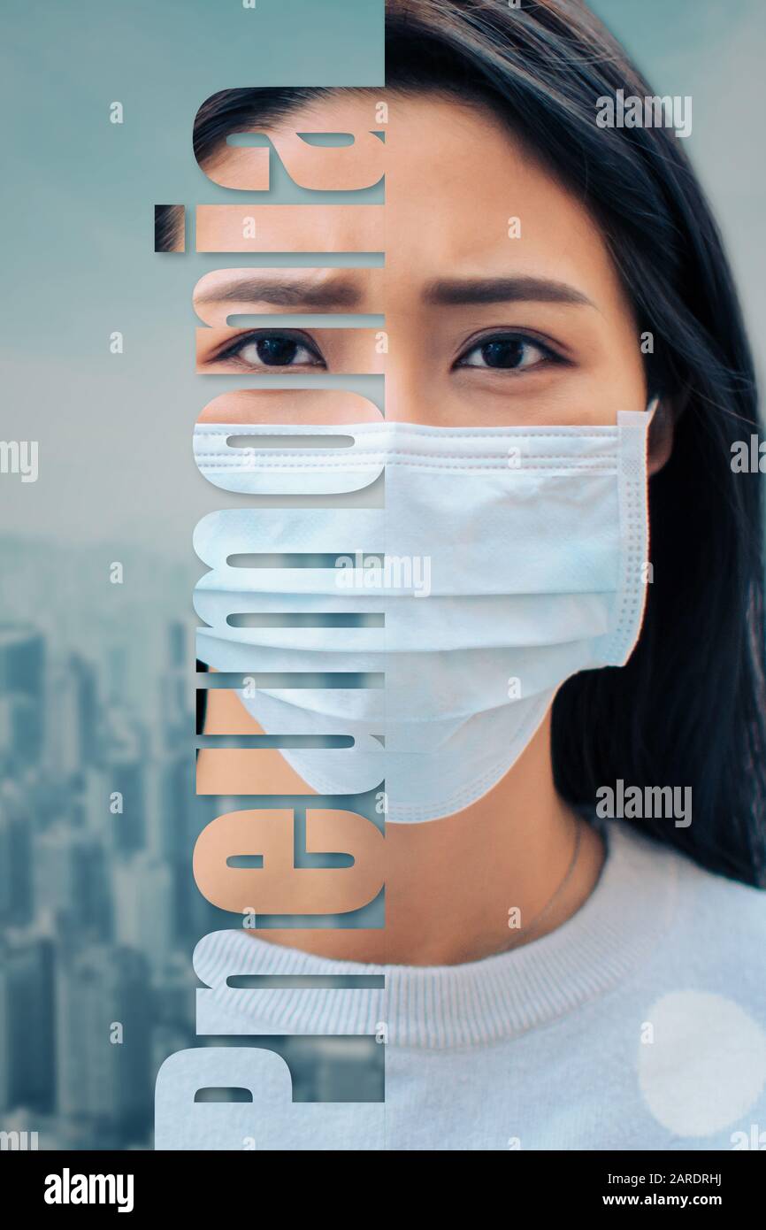 Asian woman suffer from cough with face mask protection Stock Photo - Alamy