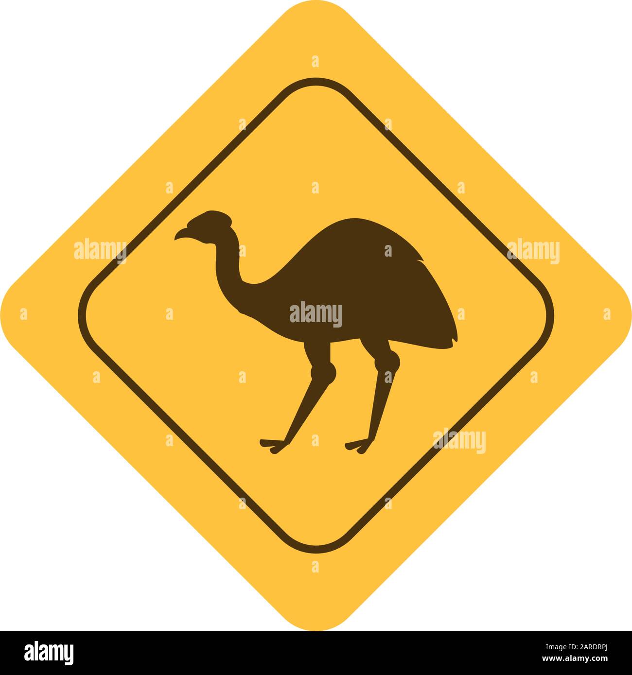 Australian emu banner design, Animal wildlife life nature native ...