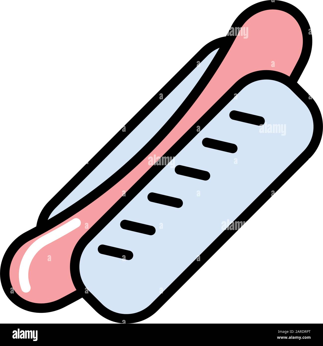 hot dog fast food icon Stock Vector Image & Art - Alamy