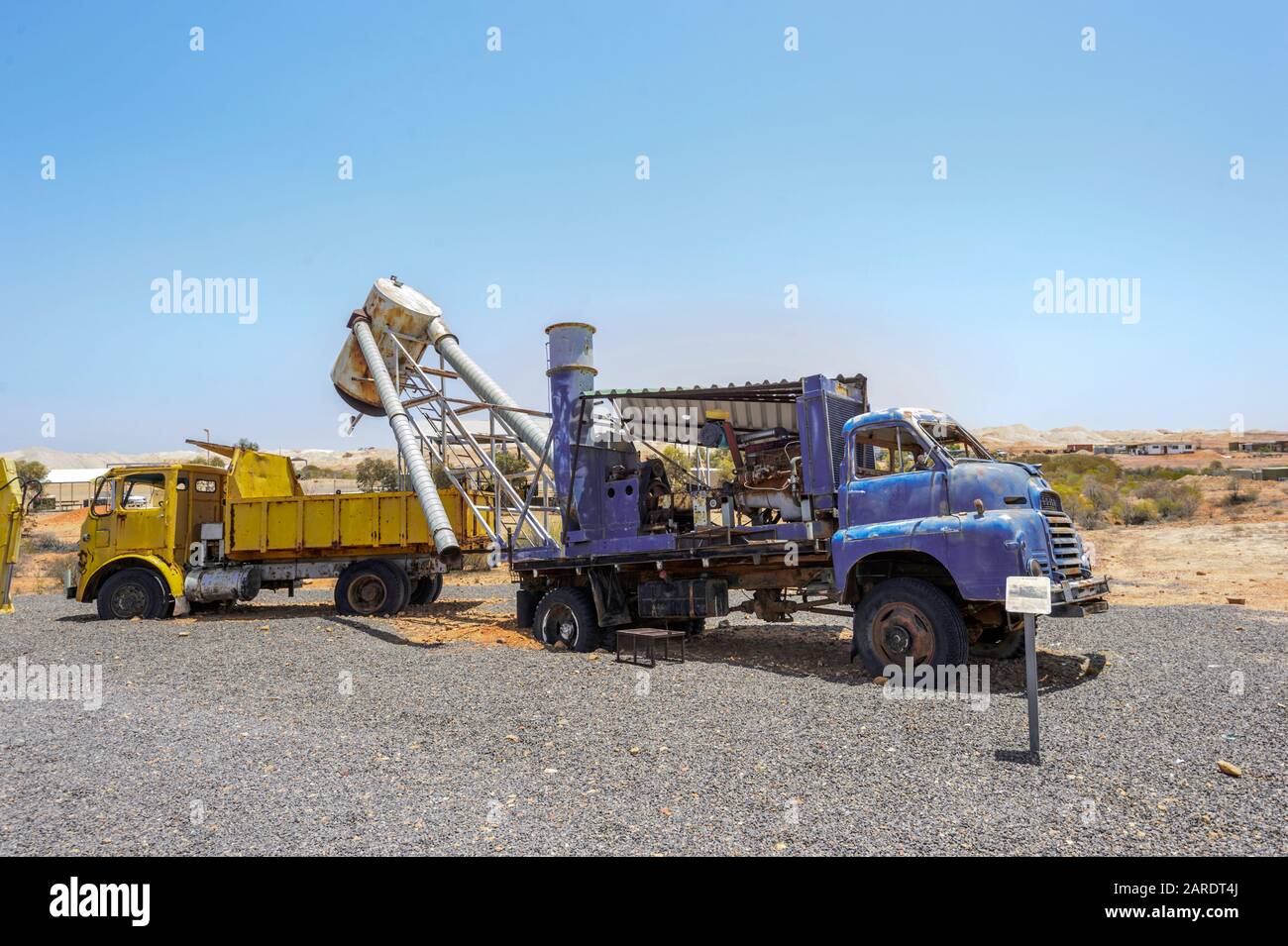 4WD Bedford Truck converted for opal mining, Andamooka, South Australia ...