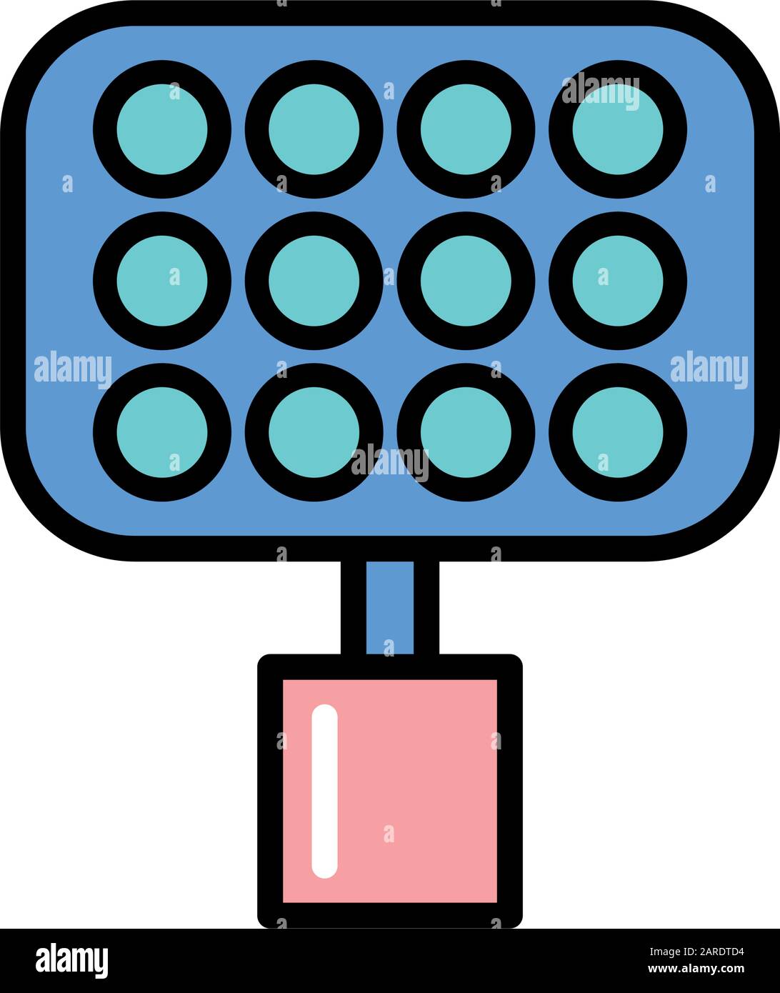 Football stadium night Cut Out Stock Images & Pictures - Alamy