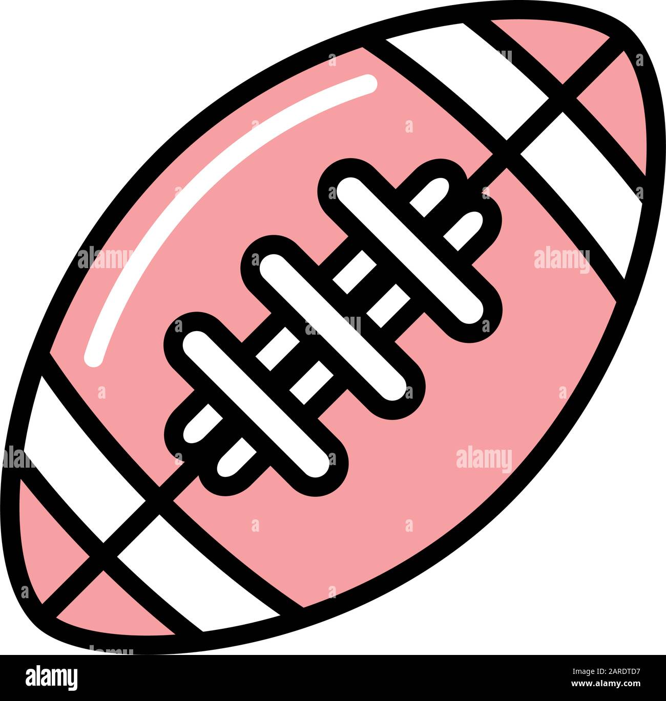 american football sport balloon icon Stock Vector Image & Art - Alamy