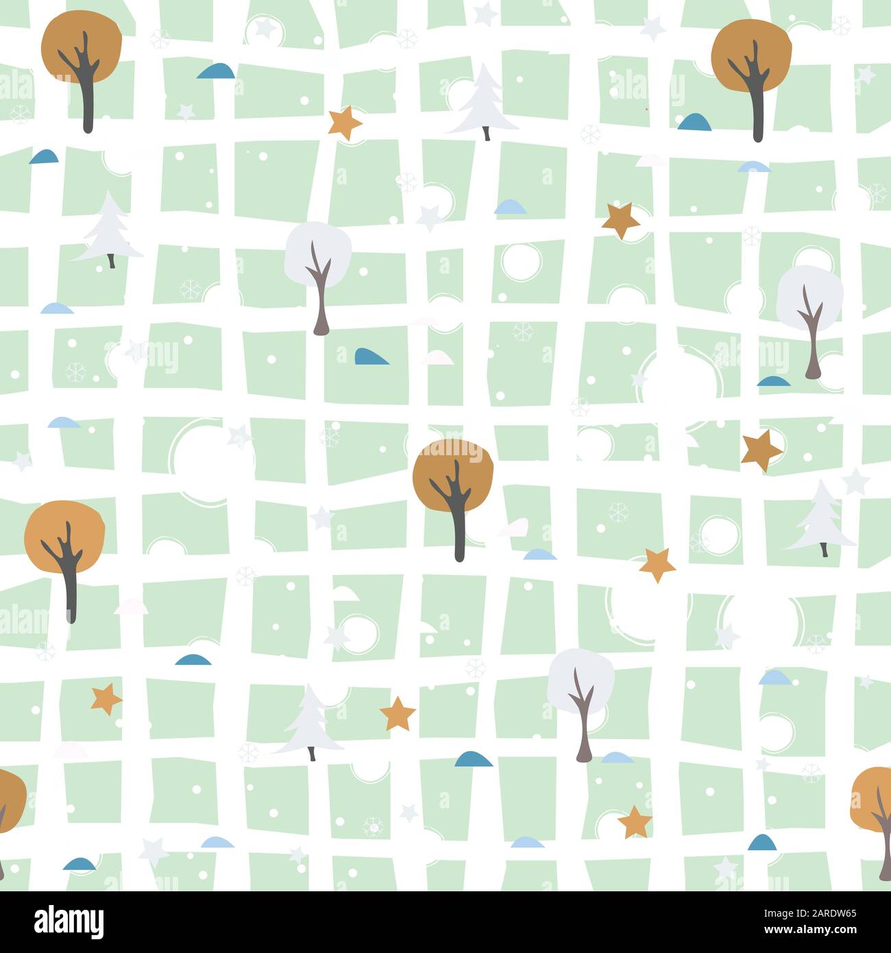 Golden Winter Seamless Pattern. Dark Background. vector Illustration ...