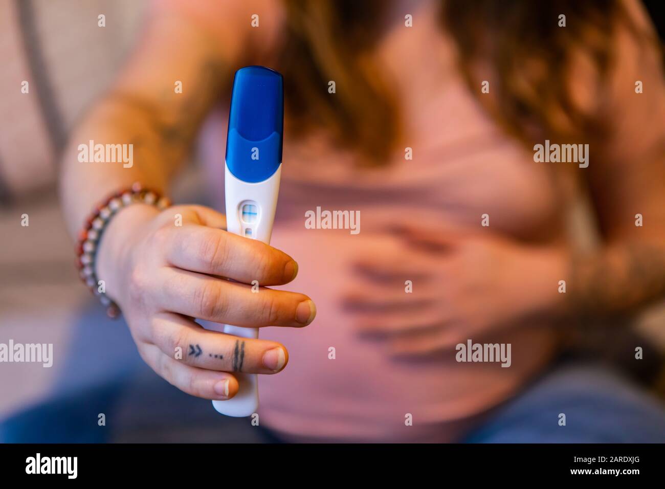 Positive pregnancy kit hi-res stock photography and images - Alamy