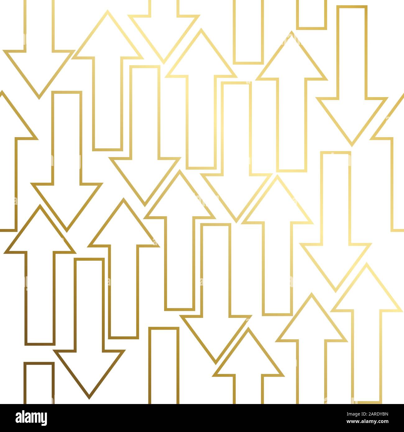 Golden texture Gold Seamless Arrow geometric pattern vertical direction ...