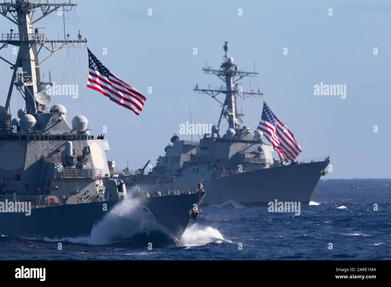PACIFIC OCEAN (Jan. 25, 2020) The Arleigh Burke-class guided-missile ...
