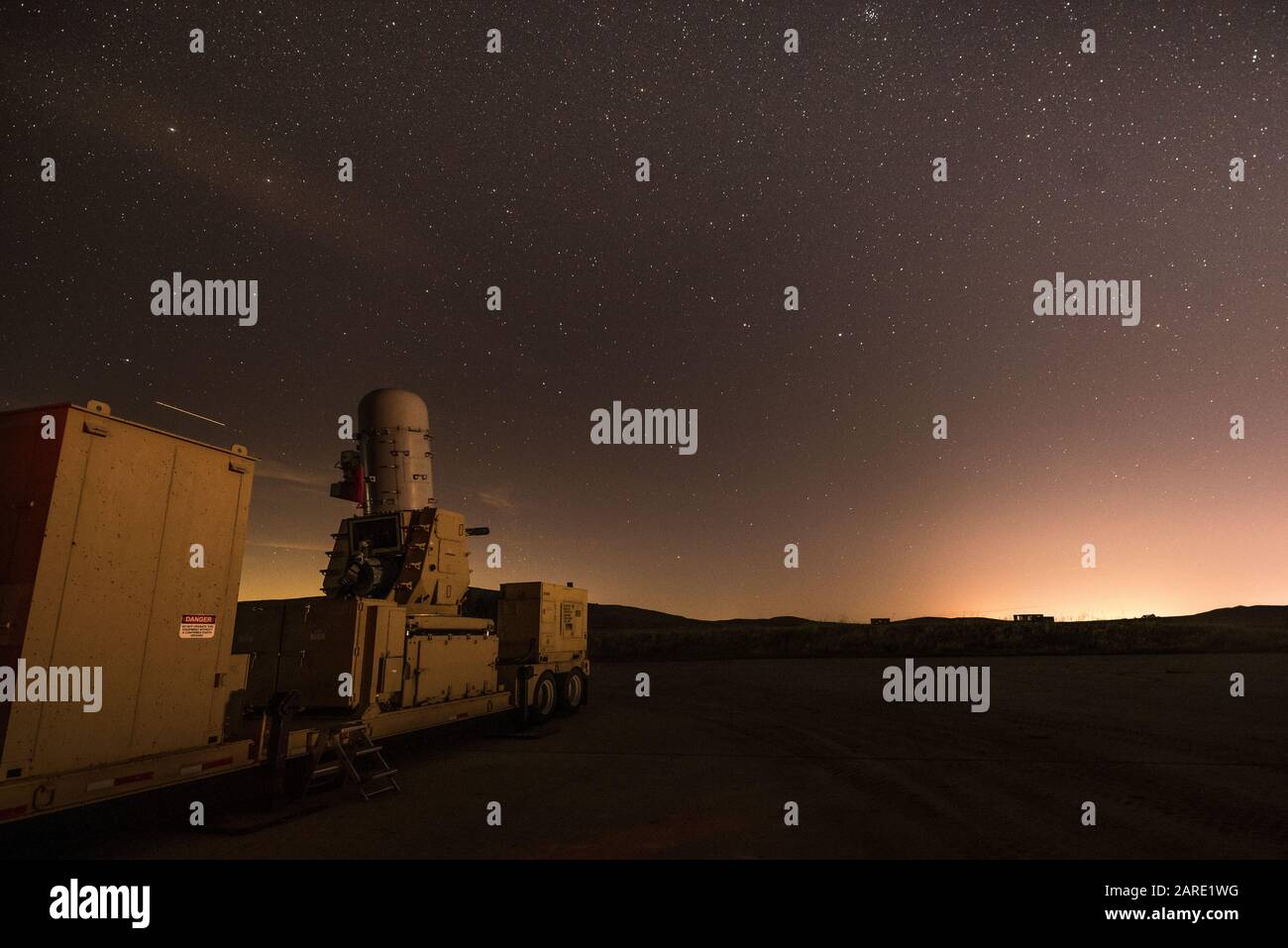 A counter rocket, artillery, and mortar system is positioned and ready ...