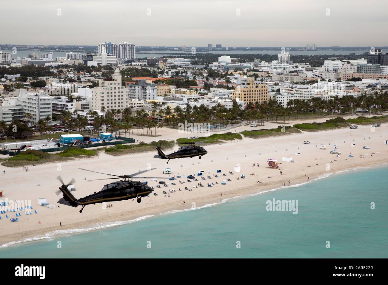 UH-60 Black Hawk helicopters assigned to the U.S. Customs and Border ...