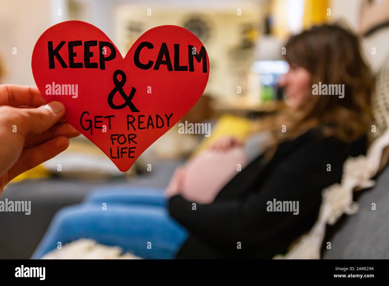 Calm happy family life hi-res stock photography and images - Alamy