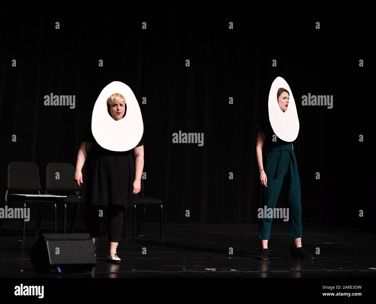 January 25, 2020, Virginia Beach, Virginia, USA: Second City members ...