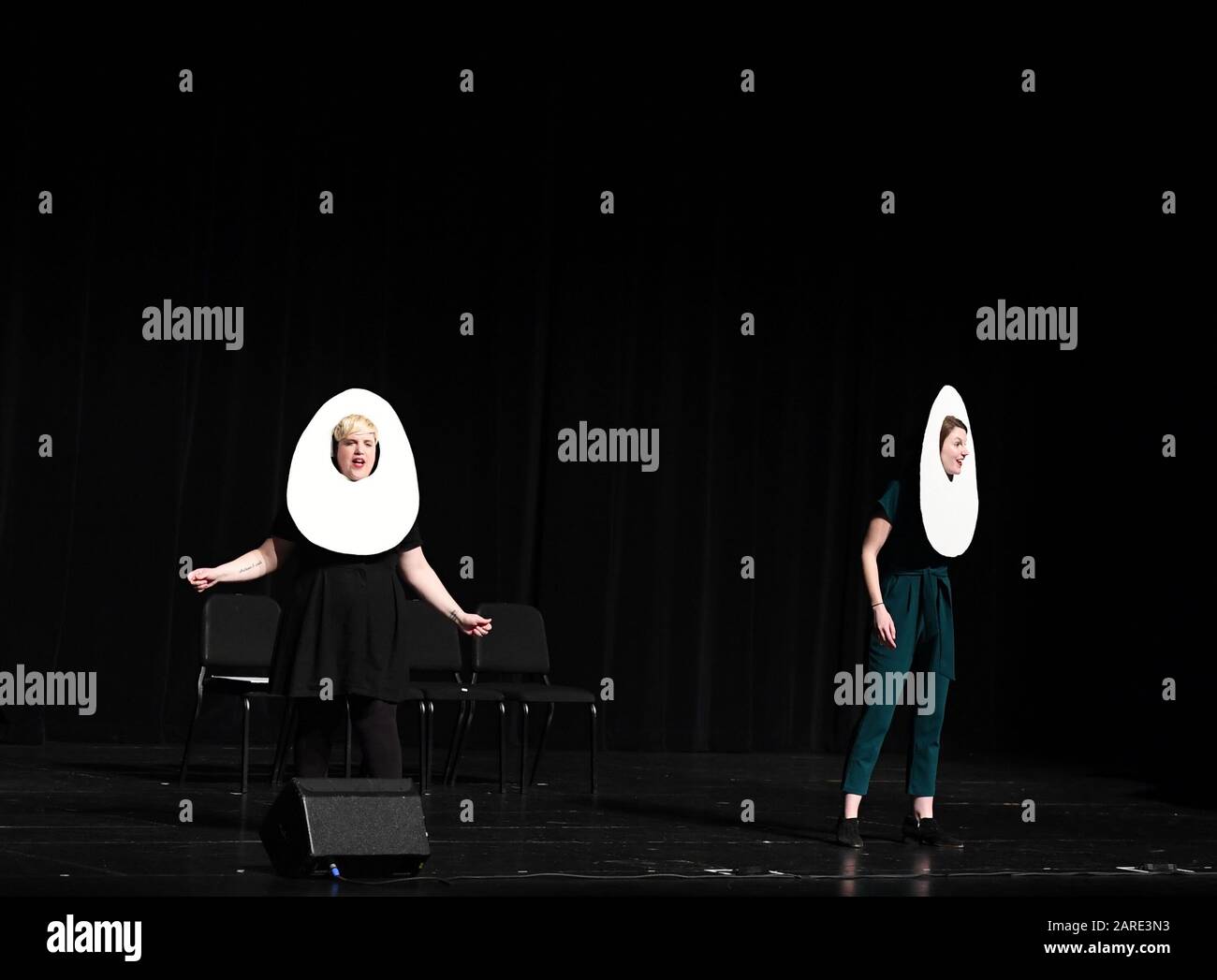 January 25, 2020, Virginia Beach, Virginia, USA: Second City members ...