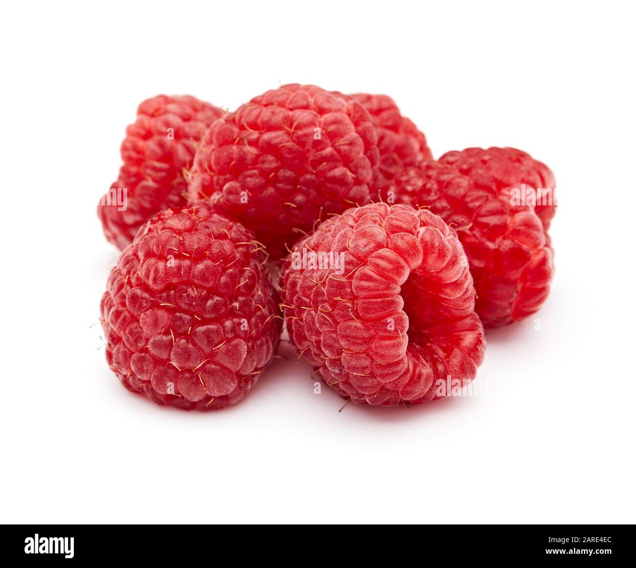 Raspberry Isolated on White Background Stock Photo - Alamy