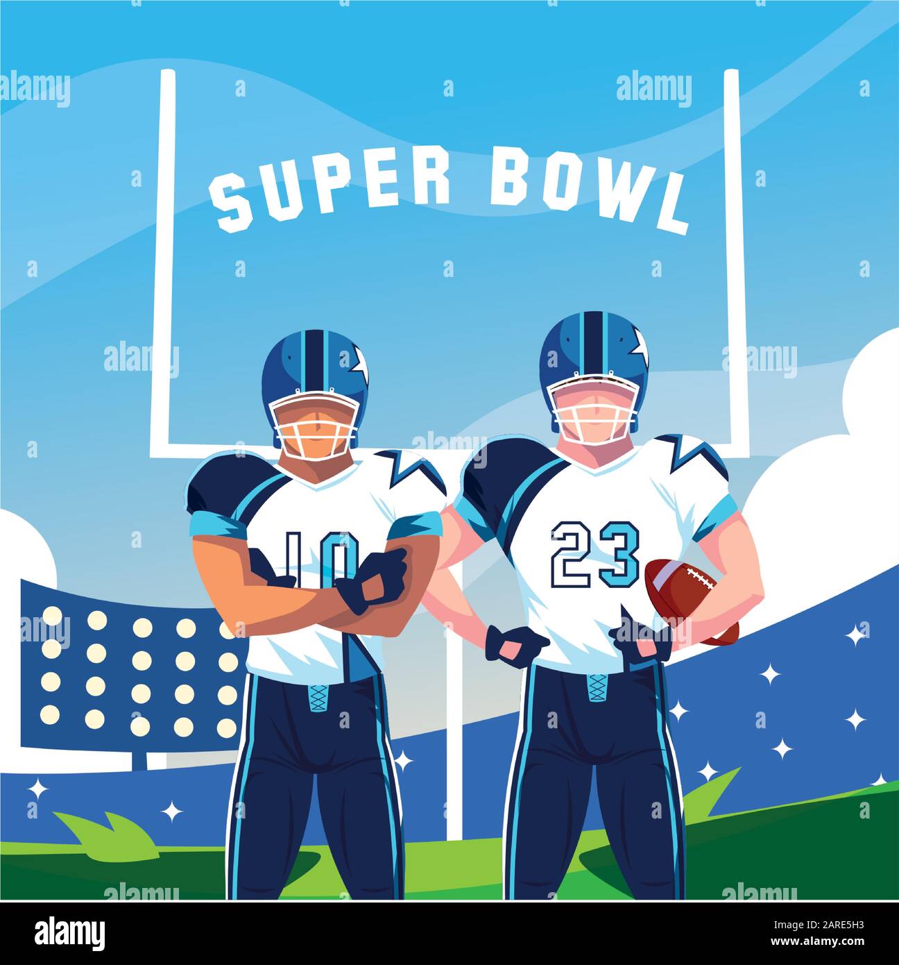 Professional super bowl Stock Vector Images - Alamy