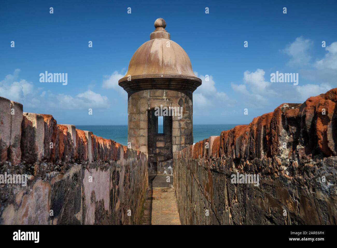 Sentry Box, Old San Juan, Puerto Rico Stock Photo - Alamy