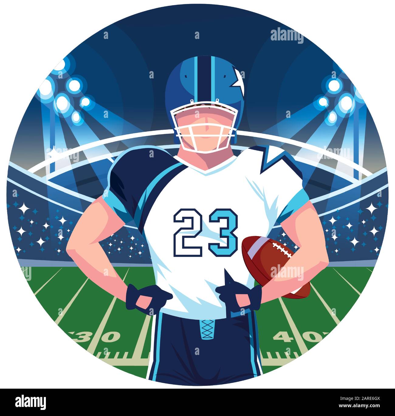 man player american football , sportsman with uniform vector ...
