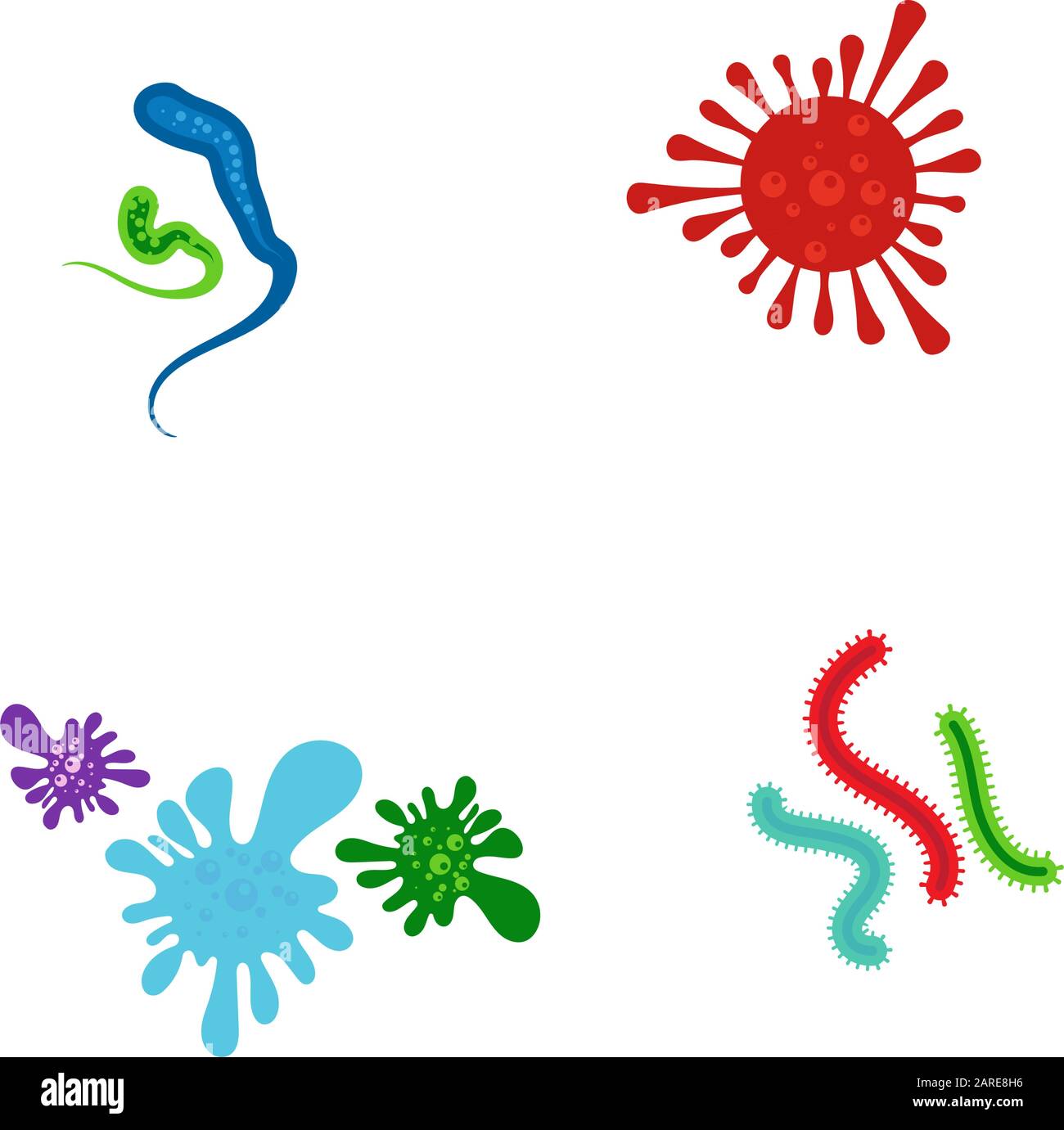 Virus vector illustration icon template design Stock Vector Image & Art ...