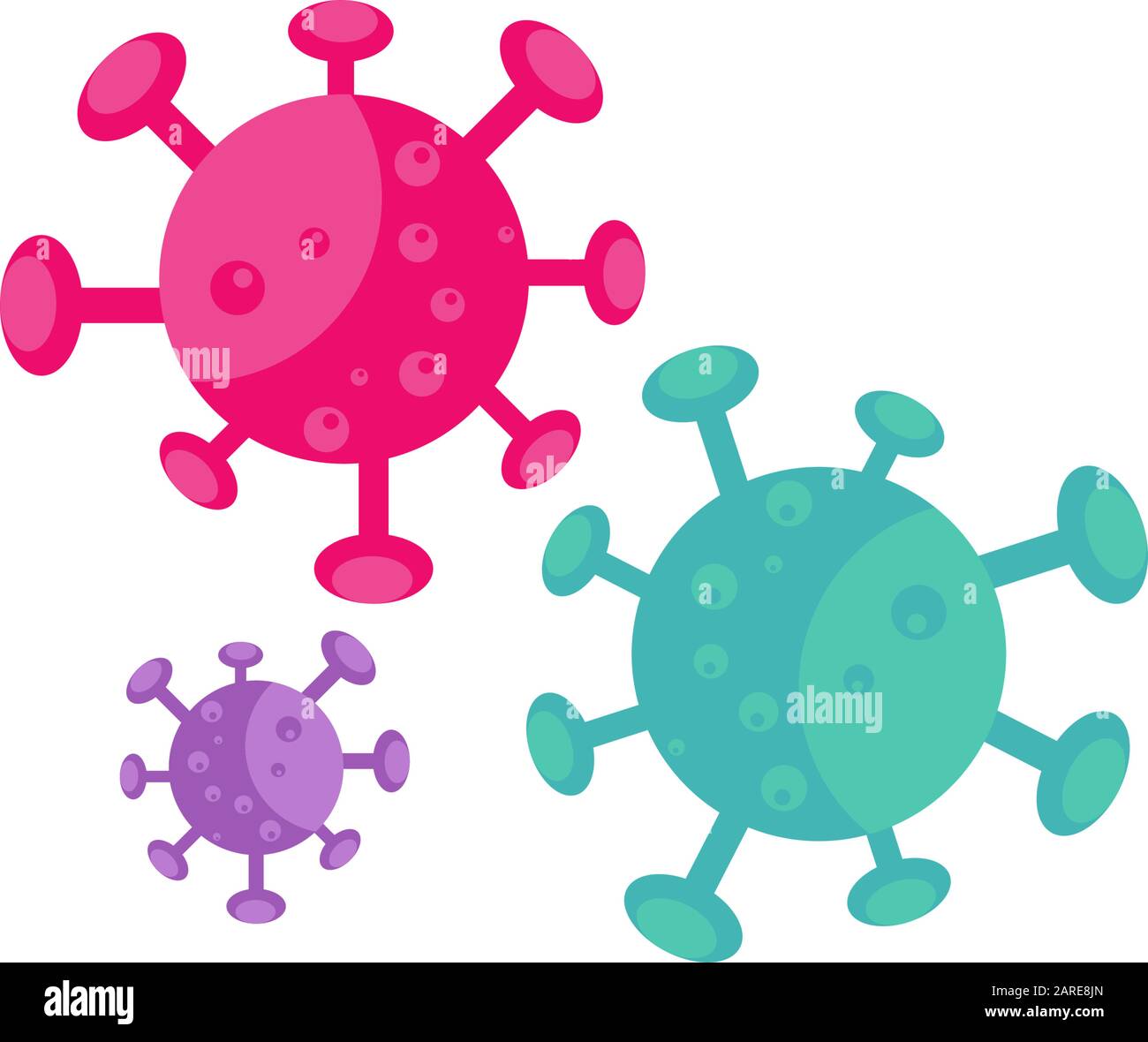 Virus vector illustration icon template design Stock Vector Image & Art ...