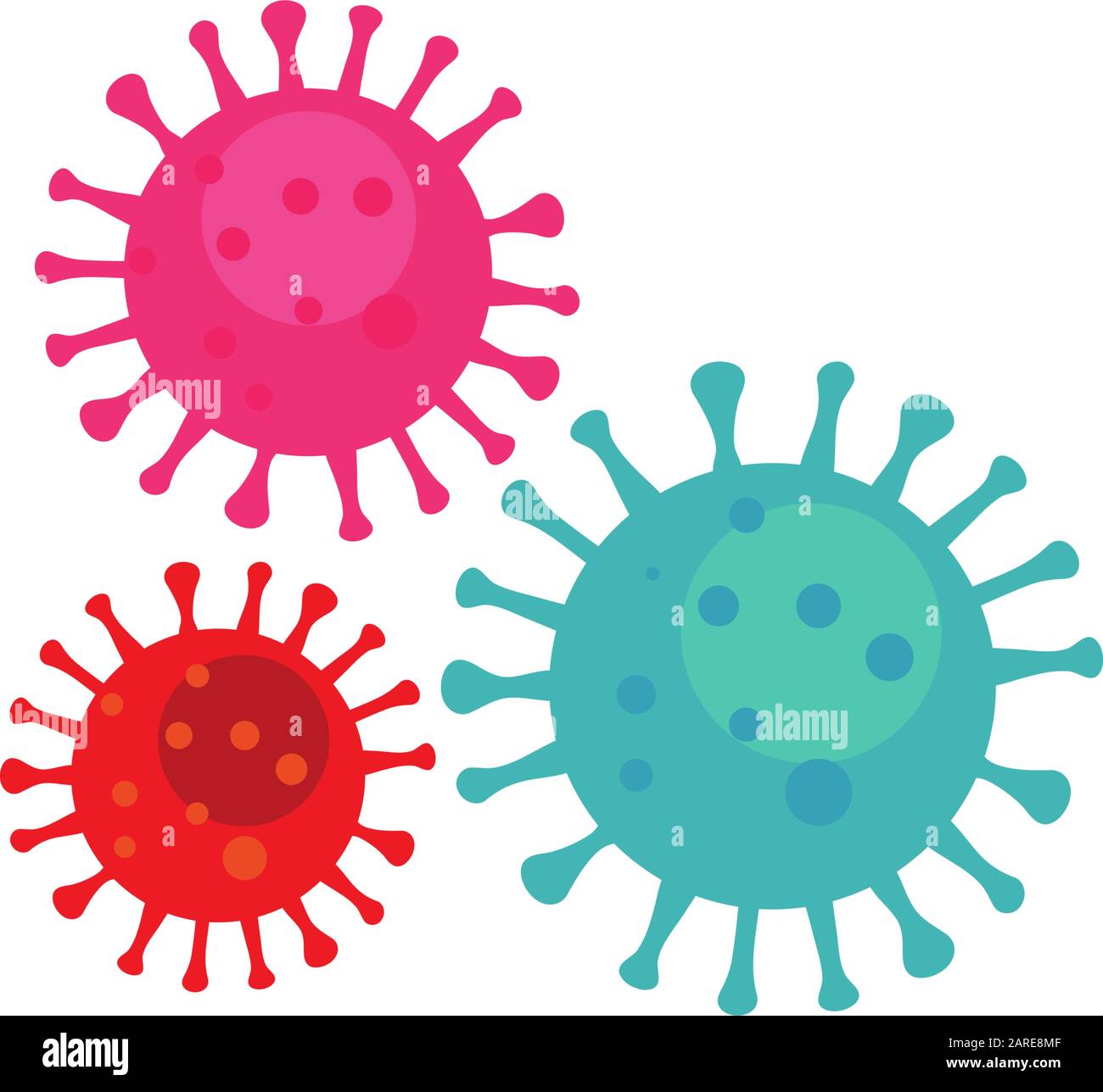 Virus vector illustration icon template design Stock Vector Image & Art ...