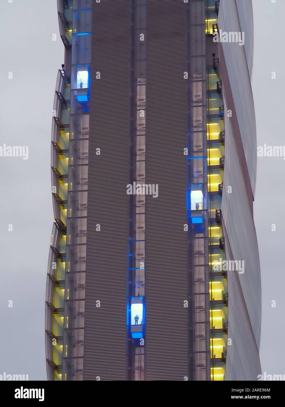 Elevator glass facade elevators hi-res stock photography and images - Alamy