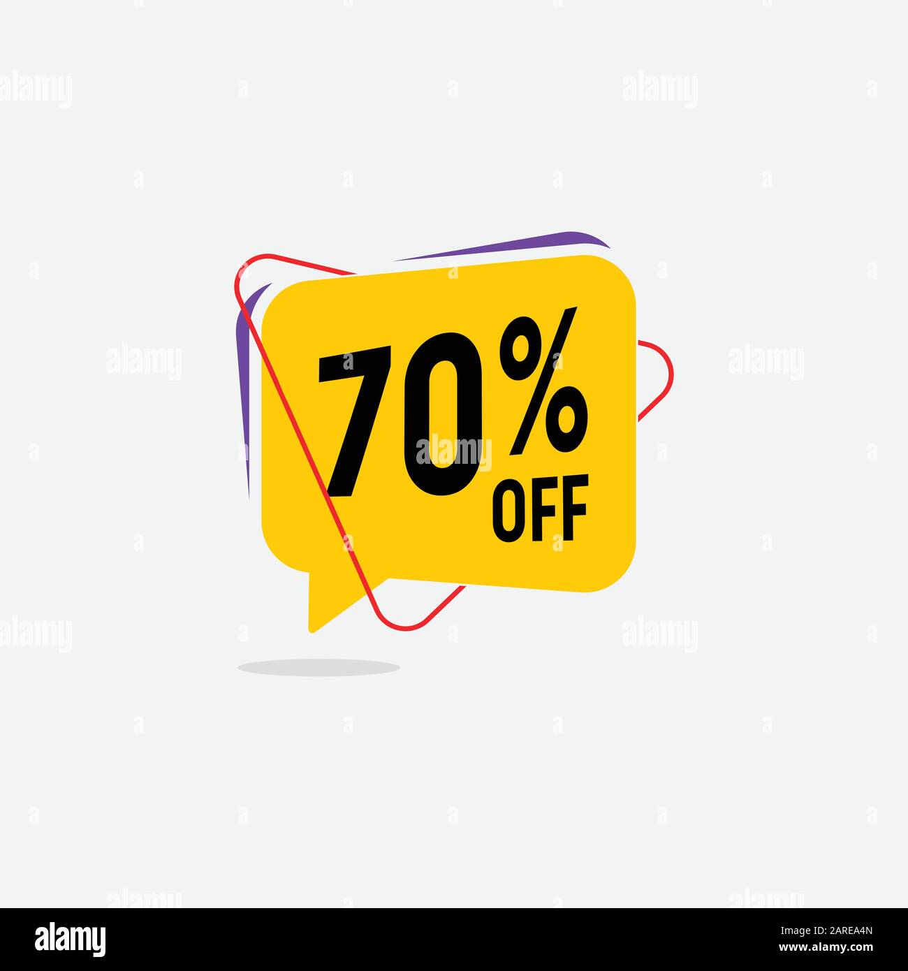70 percent discount, Sales Vector badges for Labels, percent sale label ...