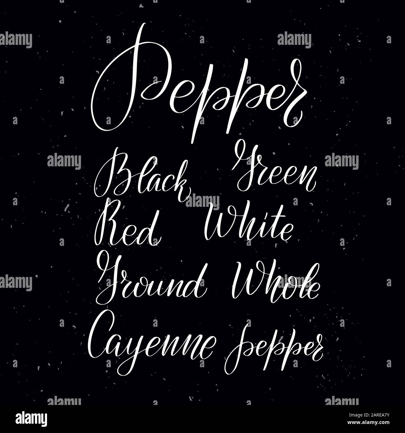 Handwritten calligraphy text, chalk on a blackboard Stock Vector Image ...