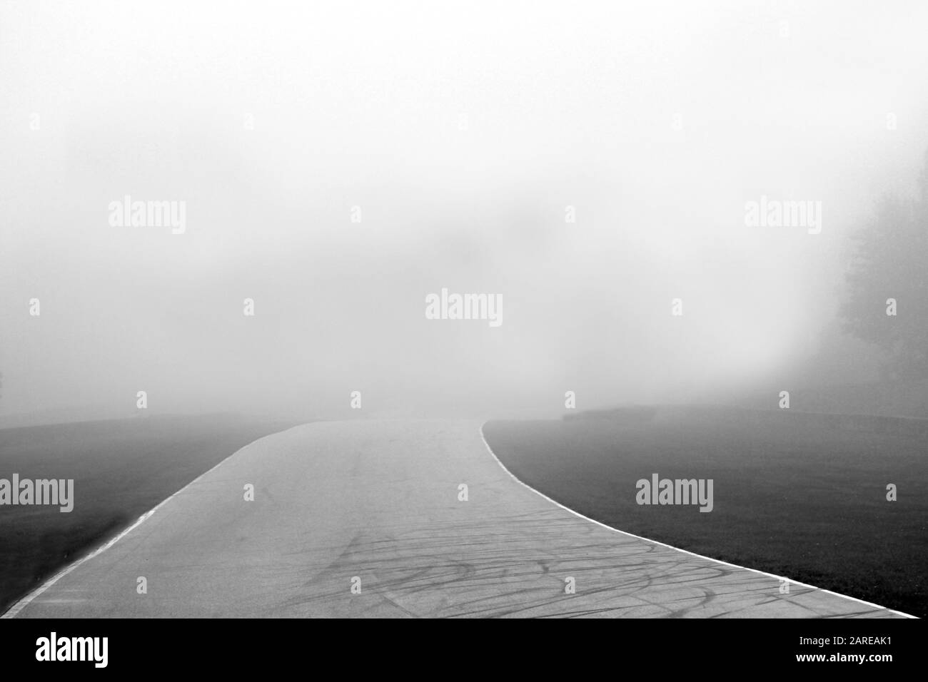 Beautiful pathway with sunlight Black and White Stock Photos & Images ...