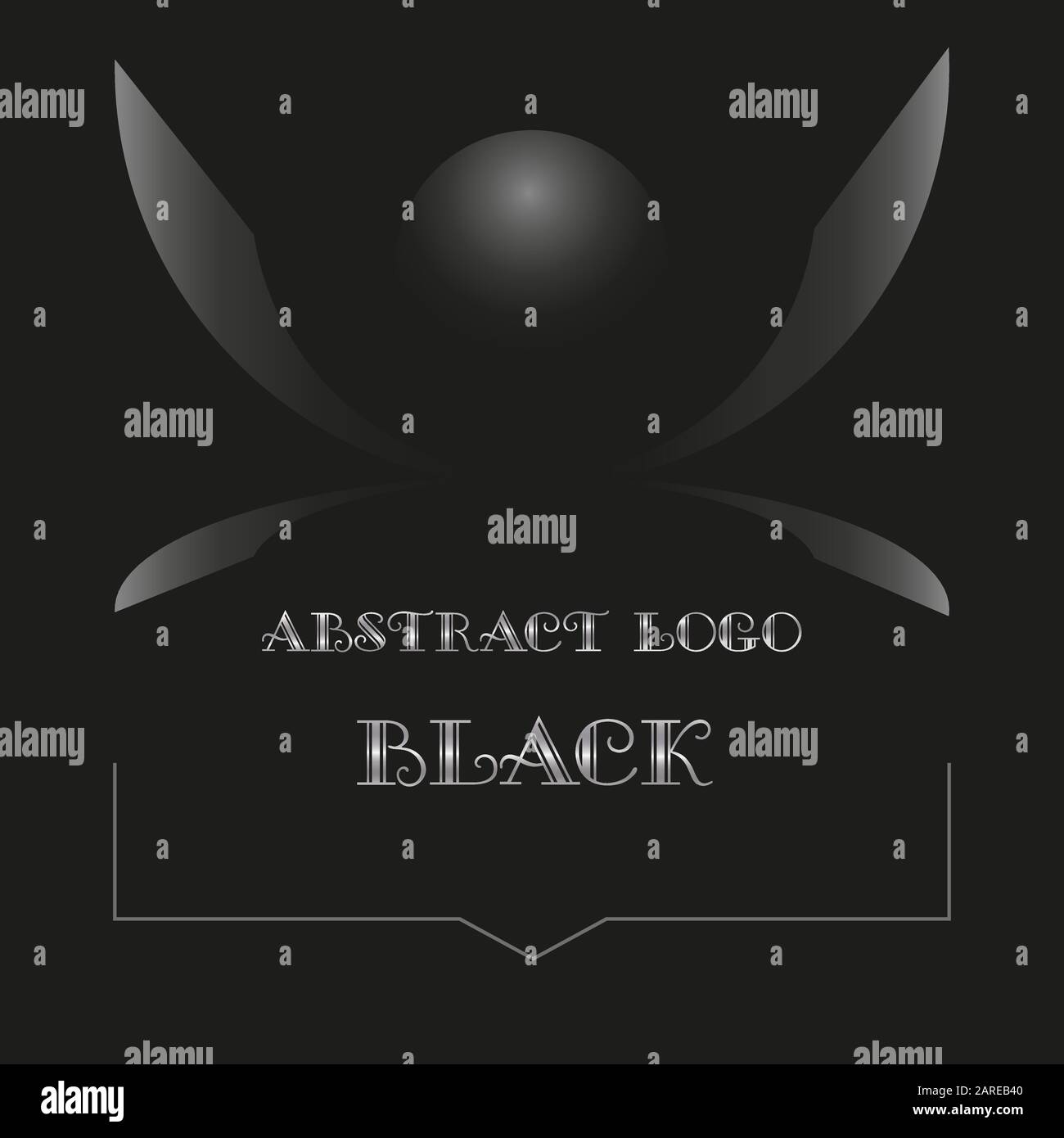 Business unique template black figures hi-res stock photography and ...