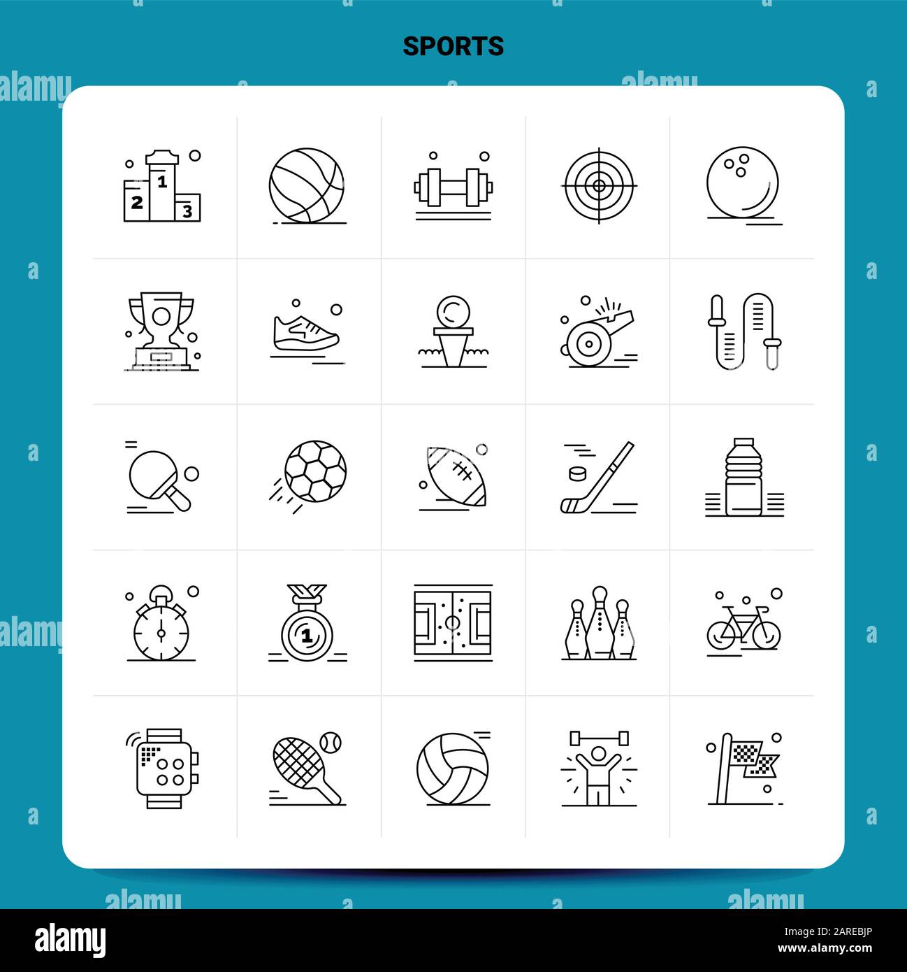 Outline of sports hi-res stock photography and images - Alamy