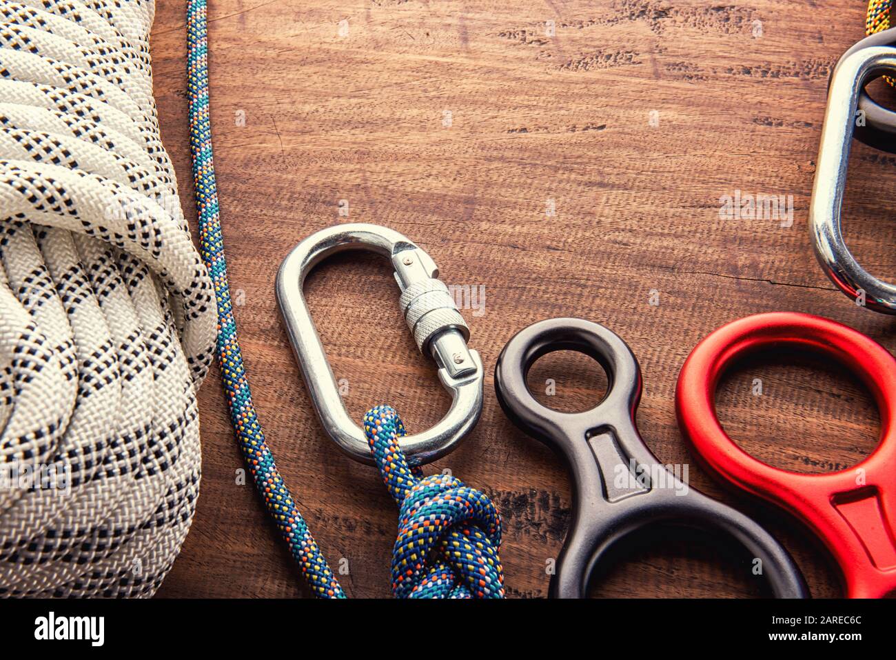 8mm Climbing Rope GM Climbing Left CE / UIAA For Rock Climbing Arborist ...