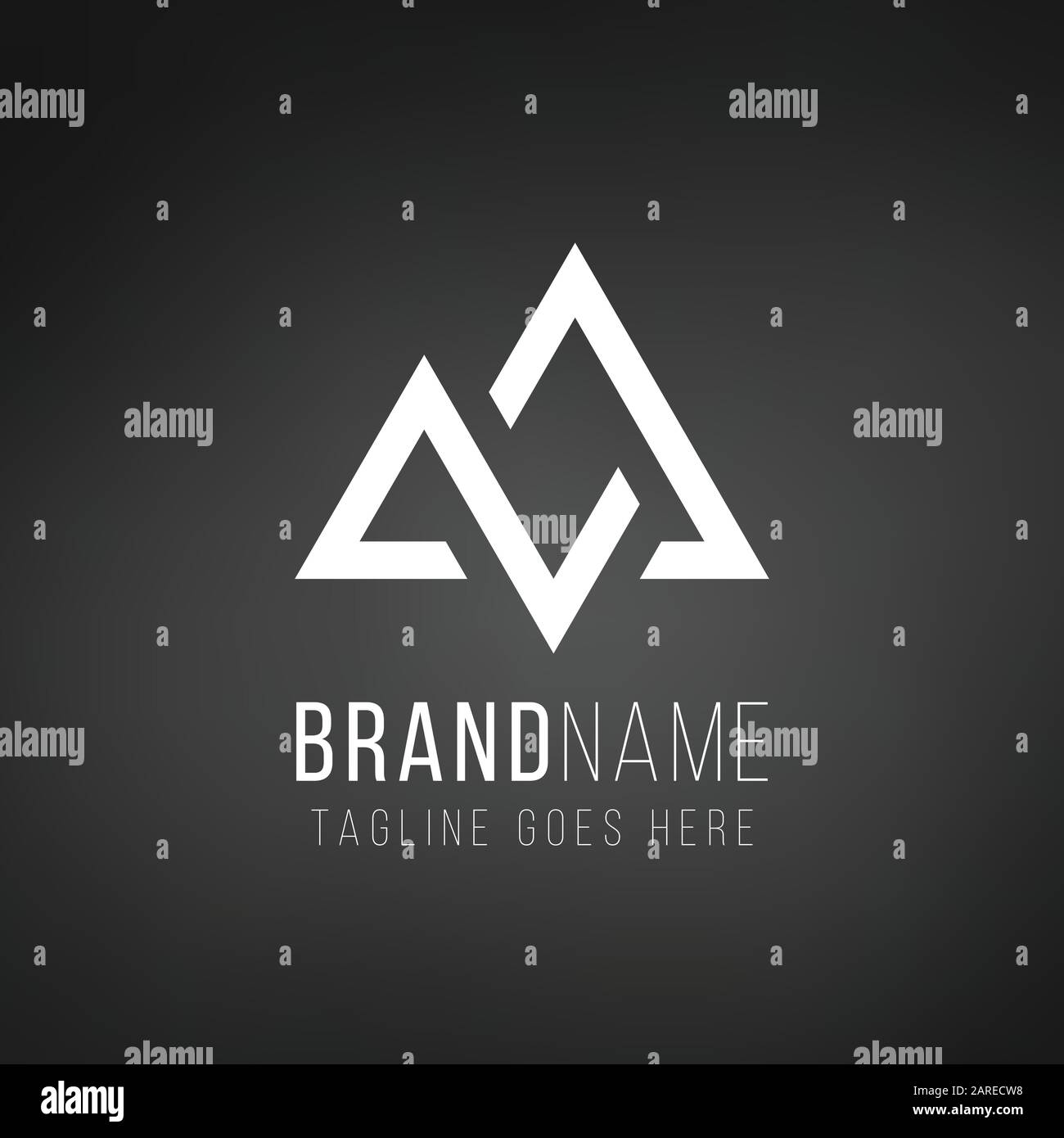 Design triangle, stock arrows up and down logo vector template. Can be ...