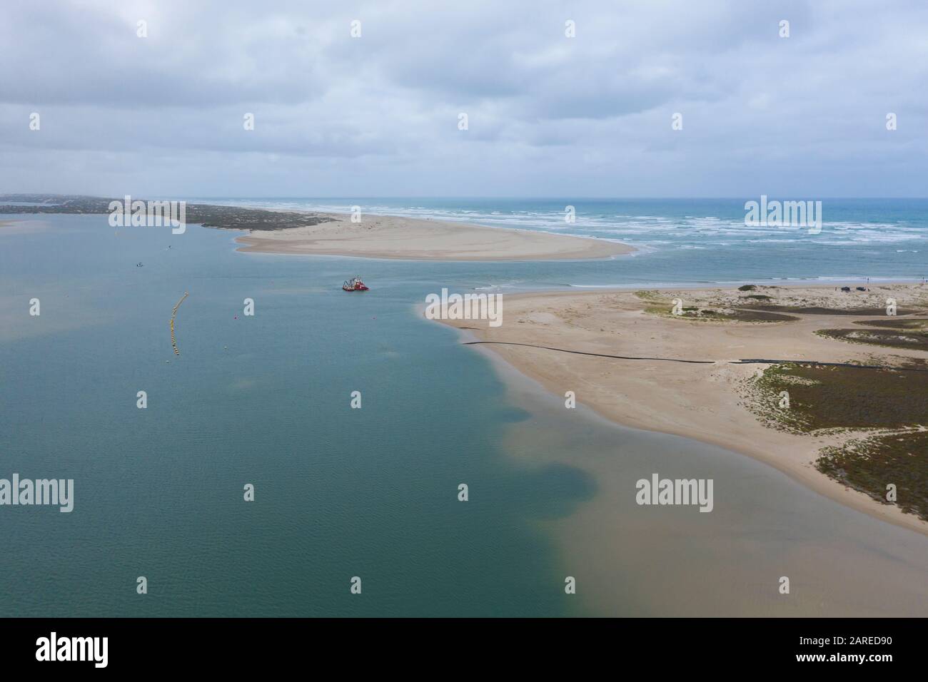 Goolwa aerial hi-res stock photography and images - Alamy