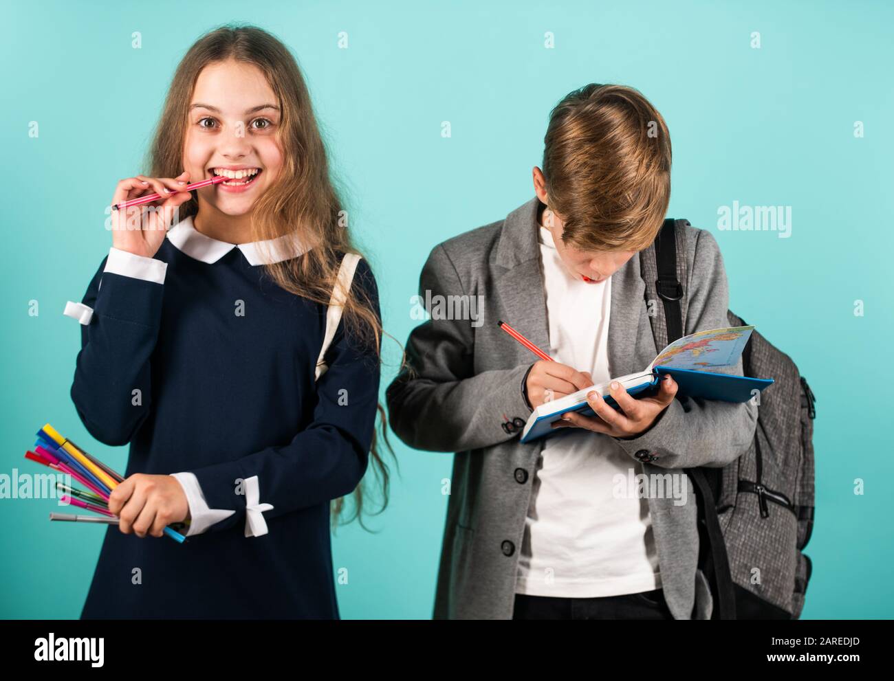 Easy learning concept. International students exchange. School ...