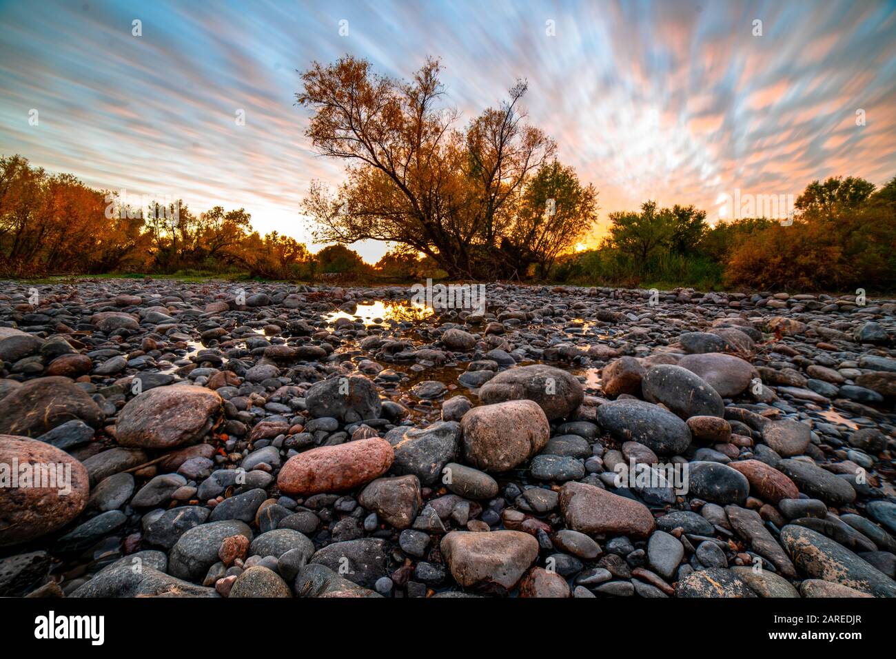 Wide river bed hi-res stock photography and images - Alamy