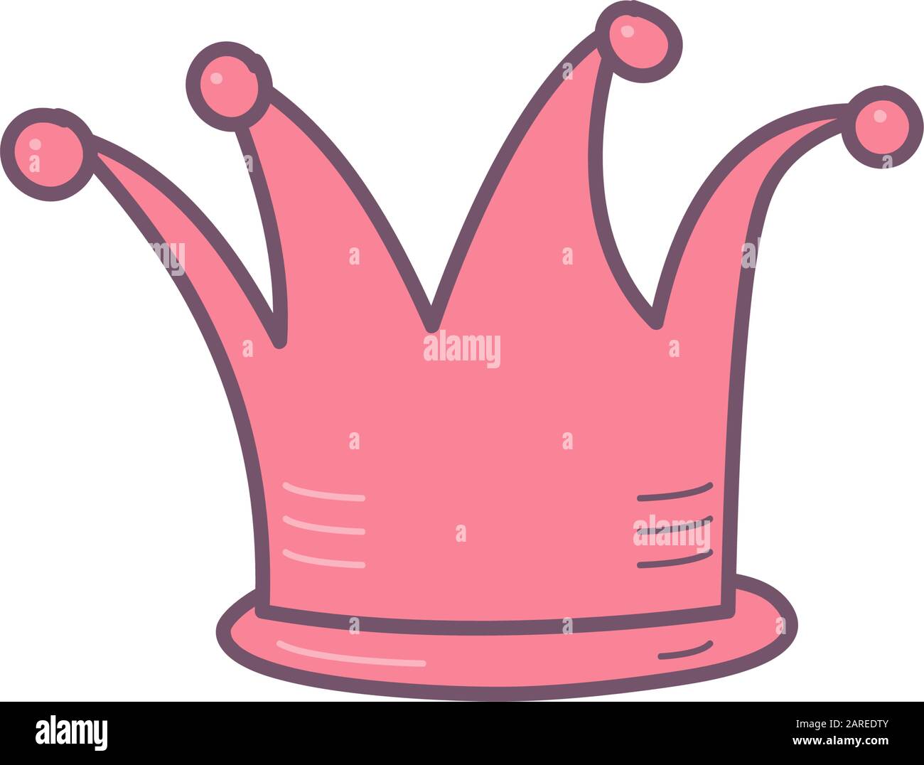Cartoon crown symbol hi-res stock photography and images - Alamy