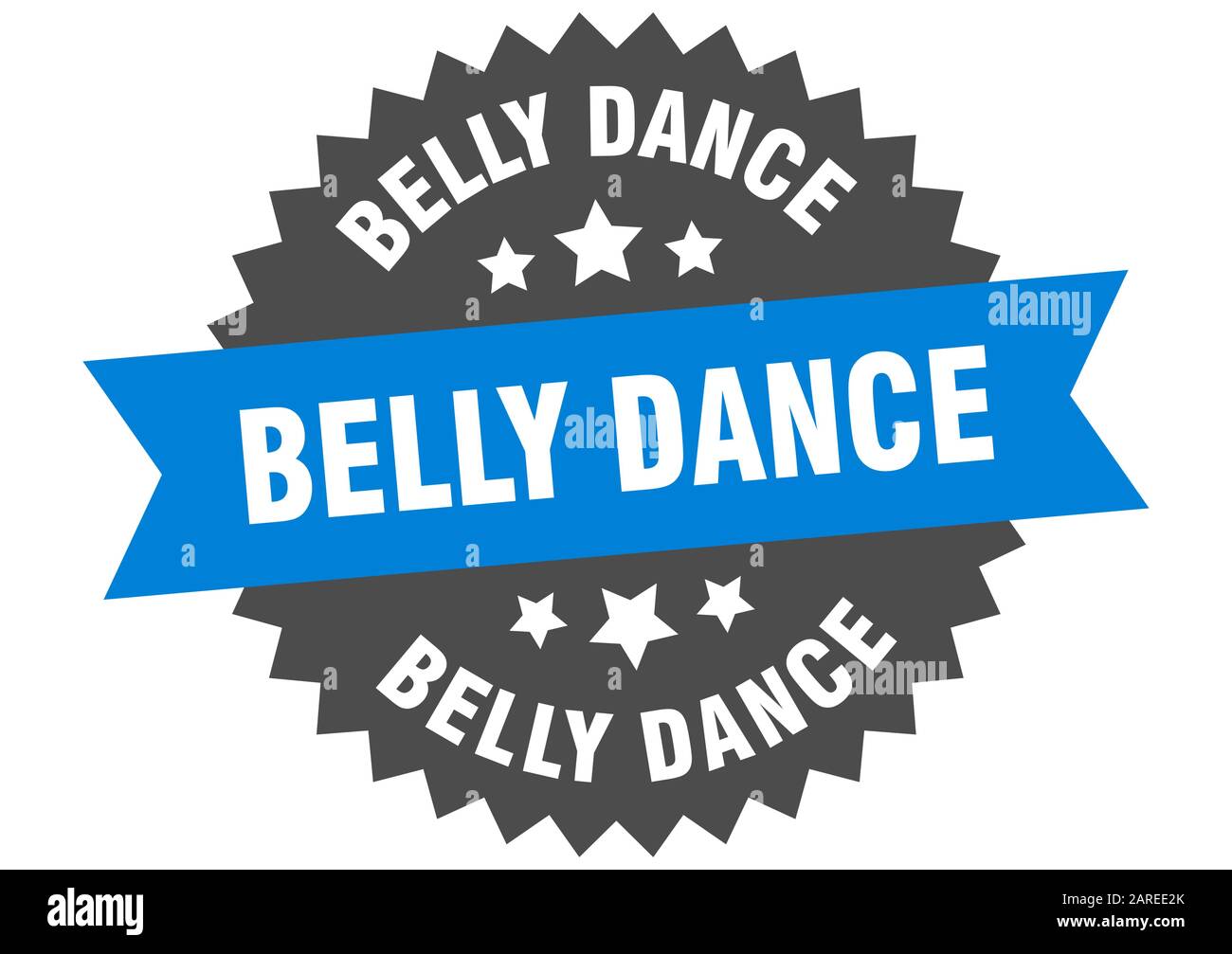 belly dance sign. belly dance circular band label. round belly dance ...