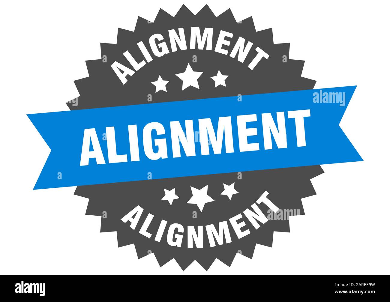 alignment sign. alignment circular band label. round alignment sticker ...