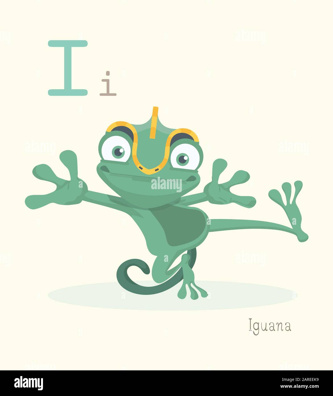 Cute Animal Alphabet Series A-Z for kids education Stock Vector Image ...