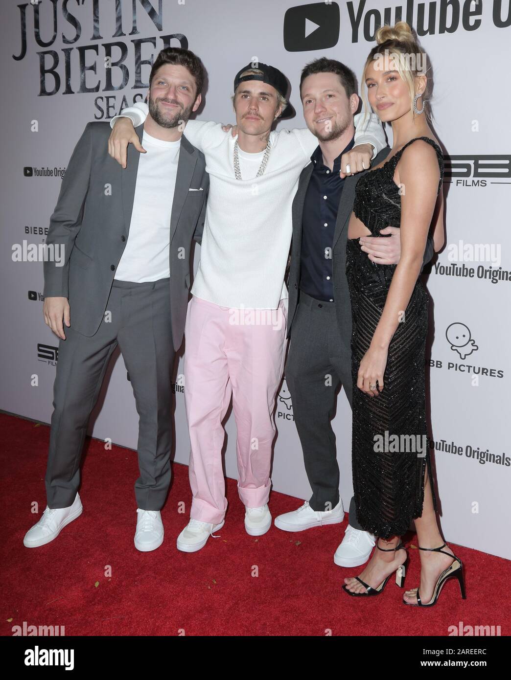 Michael D. Ratner, Justin Bieber, Scott Ratner and Hailey Rhode Bieber ...
