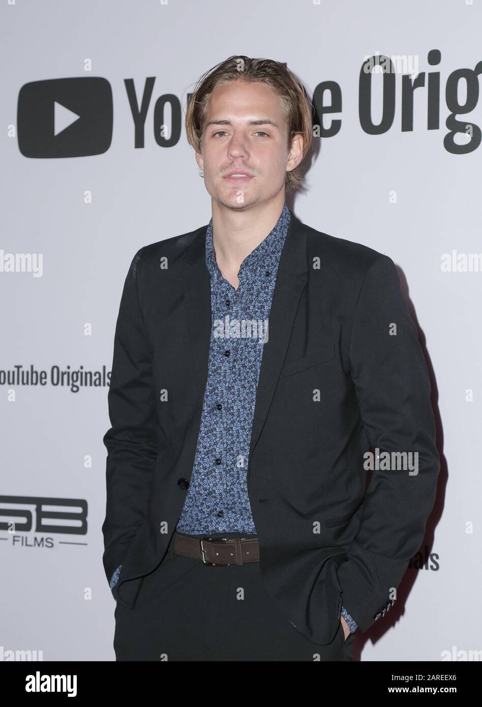 Corey Harper walking the red carpet at the Premiere Of YouTube ...